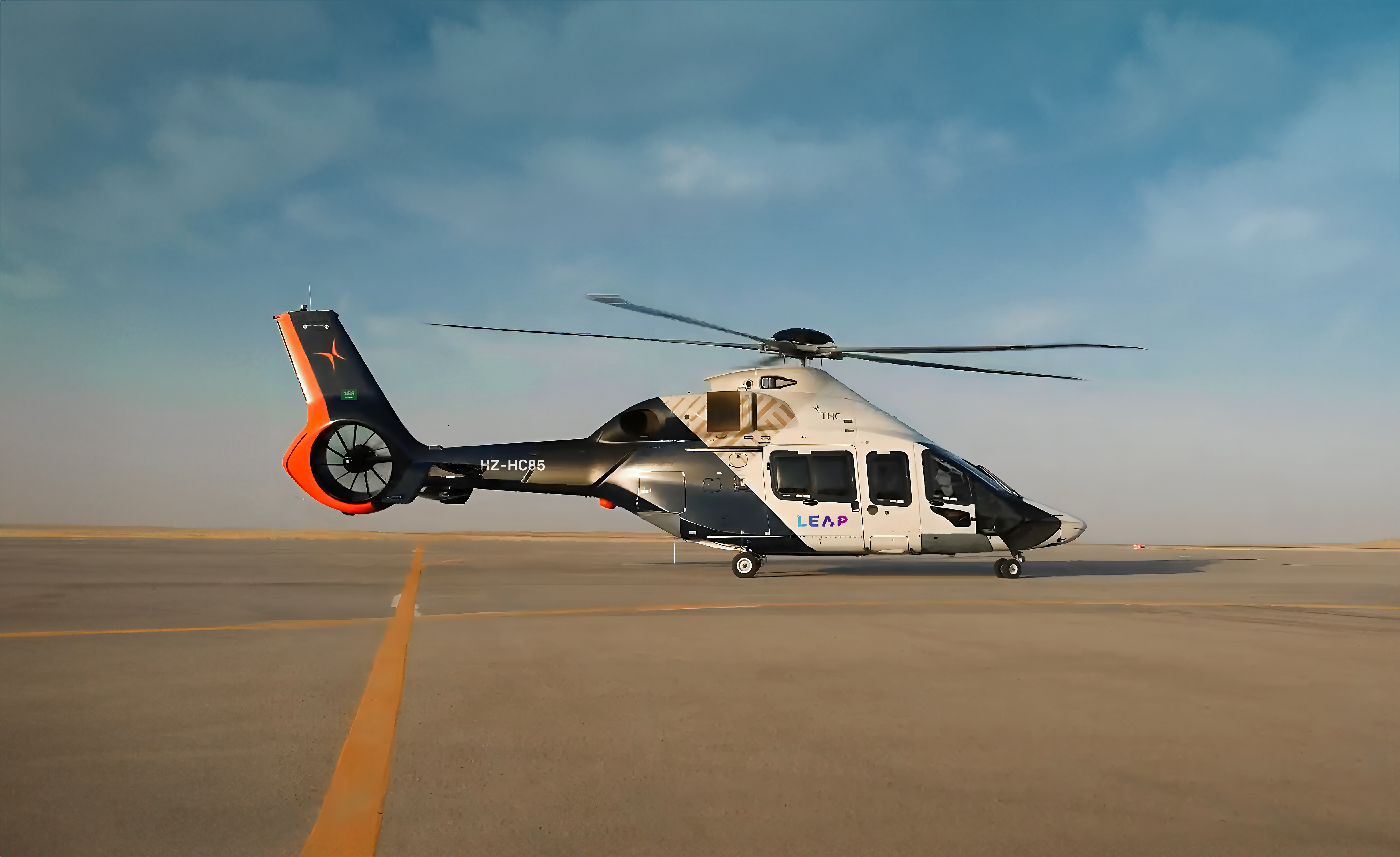 The Helicopter Company serves as the official helicopter transport ...